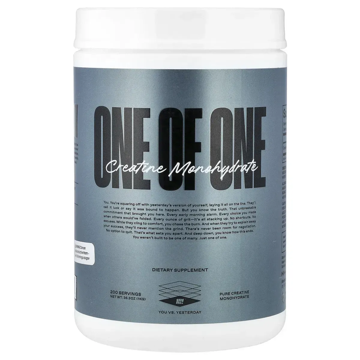 One Of One, Creatine Monohydrate, 35.3 oz (1 kg)One Of One, Креатин ...